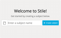 Getting started | Stile Education
